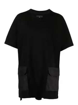 Y3 Logo-patch Short-sleeve T-shirt - Black