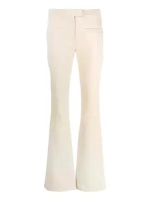 COURREGES Mid-rise Flared Trousers - Neutrals
