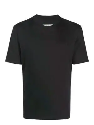 MAISON MARGIELA Crew-neck Cotton T-shirt - Black