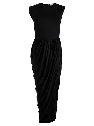 PATOU Open-back Midi Dress - Black