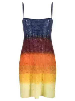 Etro Ombré Knitted Dress - Blue