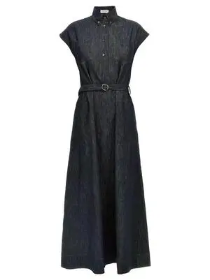 Brunello Cucinelli Denim Dress - Blue