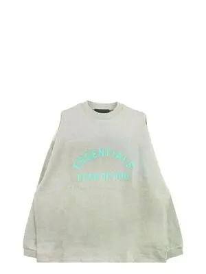 Fear Of God Logo-print Cotton Sweatshirt - Grey