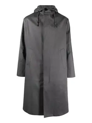 Mackintosh Wolfson Hooded Raincoat - Grey