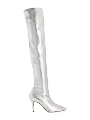 GIUSEPPE ZANOTTI 90mm Felicity Thigh-high Boots - Silver
