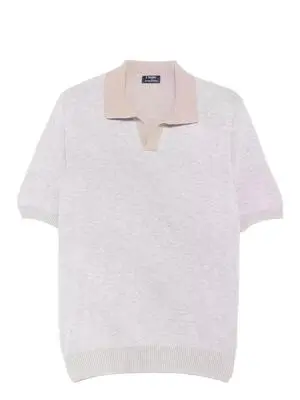 BARBA NAPOLI Tennis T-shirt - Grey