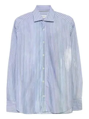 TINTORIA MATTEI 954 Striped Shirt - Blue