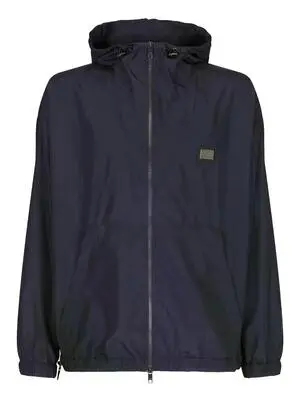 Dolce & Gabbana Logo-plaque Zip-front Jacket - Blue