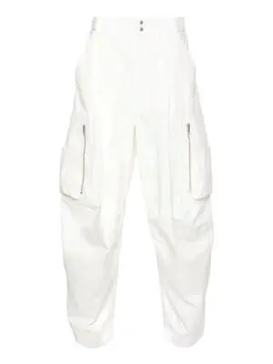 MORDECAI Cotton Tapered Trousers - Neutrals