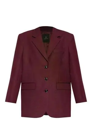 ANINE BING Shoulder Pad Blazer - Red