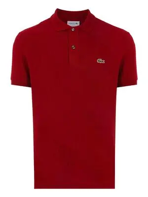 Lacoste Logo Patch Polo Shirt Red