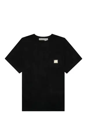 ADVISORY BOARD CRYSTALS Short-sleeve Chest-pocket T-shirt - Black
