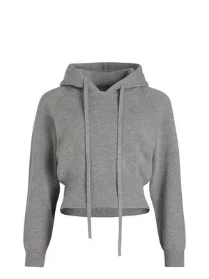 PATOU Knitted Hoodie - Grey