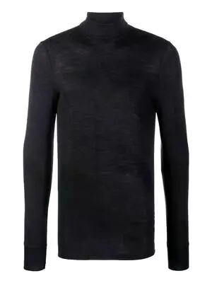 Hanro Roll Neck Wool-blend Jumper - Grey