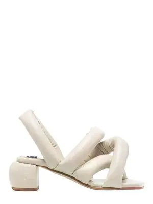 Henrik Vibskov Sausage 60mm Crossover-strap Sandals - Neutrals