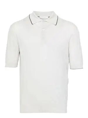 CRUCIANI Cotton Polo Shirt - Grey