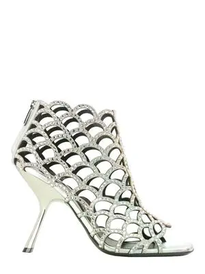 SERGIO ROSSI 100mm Sr Mermaid Pumps - Silver