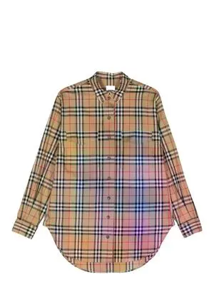 Burberry Vintage Check Cotton Shirt - Brown
