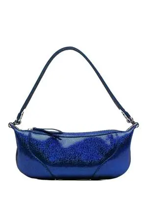 By Far Mini Amira Disco-dot Bag - Blue