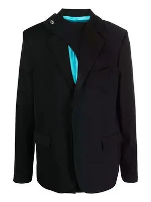 BOTTER Single-breasted Virgin-wool Blazer - Black