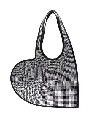 Coperni Rhinestone-embellished Shoulder Bag - Black
