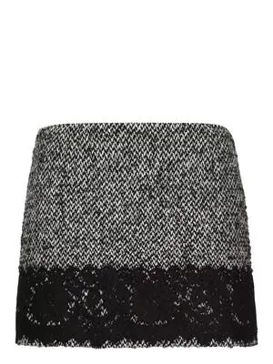Dolce & Gabbana Fantasy A-line Skirt - Grey