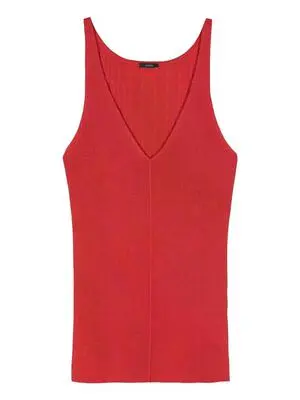 JOSEPH Satiny Tank Top - Red
