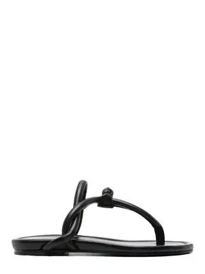 Fabiana Filippi Padded Thong-strap Sandals - Black