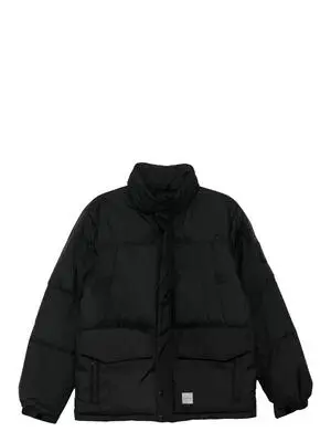 AGNES B. Logo-patched Down Jacket - Black
