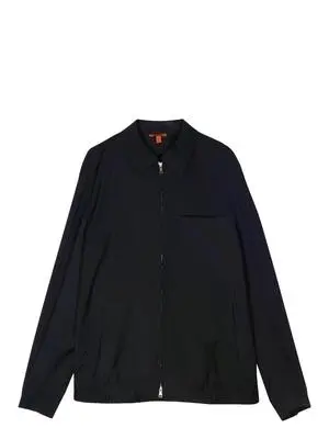 Barena Venezia Zip-up Wool Shirt Jacket - Blue