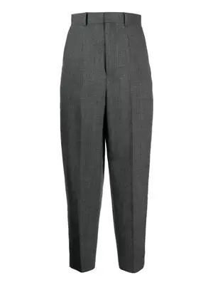 ENFOLD Pressed-crease Wool Tailored Trousers - Grey