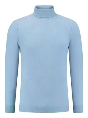 Fedeli Turtleneck Sweater - Blue