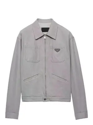 Prada Denim Trucker Jacket - Grey