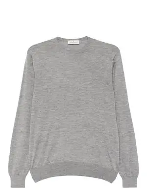 Bruno Manetti Fine-knit Sweater - Grey