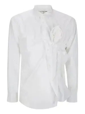 Comme Des Garçons Cotton Shirt - White