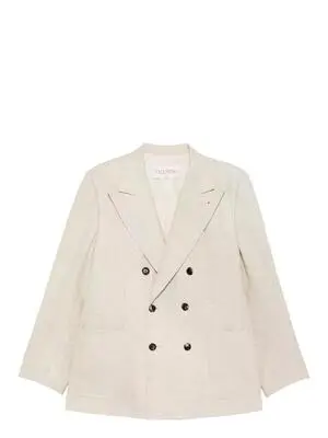 Valentino Garavani Double-breasted Blazer - Neutrals