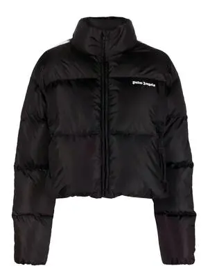 PALM ANGELS Logo-Embroidered Puffer Jacket