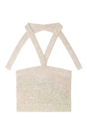 Alanui Shady Beach Top Neutrals