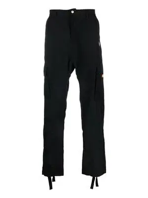 COUNTY OF MILAN Straight-leg Cargo Trousers - Black