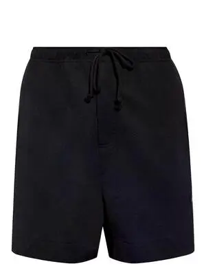 Y3 French Terry Cutline Shorts - Black