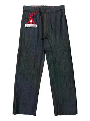 WALTER VAN BEIRENDONCK X G-star Raw Embellished Jeans - Blue