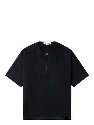 Sunnei Logo-patch T-shirt - Blue