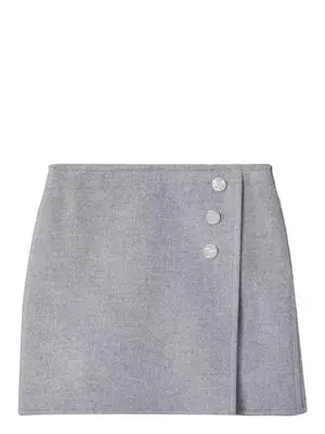 Tory Burch T Monogram Mini Skirt - Grey