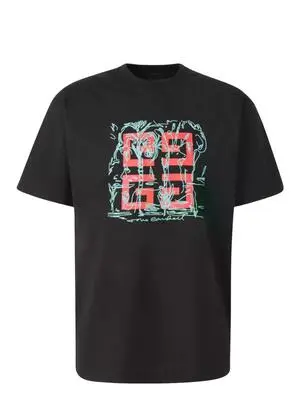 Givenchy Logo-embroidered T-shirt - Black