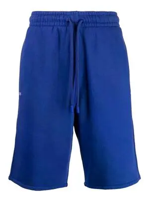 Off-White Logo-print Track Shorts - Blue