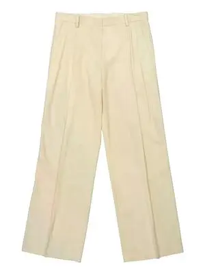 Helmut Lang Pressed-crease Straight Trousers - Neutrals