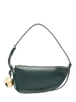 Burberry Charm-detail Leather Shoulder Bag - Green