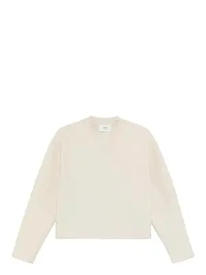 AMI Paris Crew-neck Sweater - Neutrals