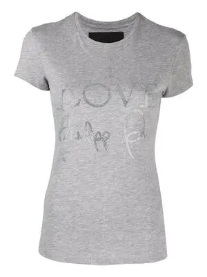 Philipp Plein Logo-print Short-sleeved T-shirt - Grey