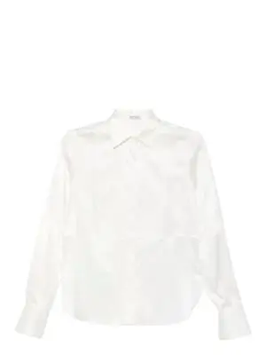Brunello Cucinelli Satin Shirt - White